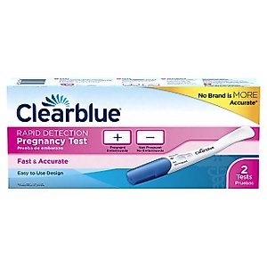 Clearblue Rapid Detection Pregnancy Test, 2 Count