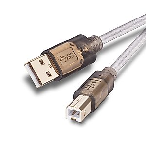 Printer Cable 40Ft,2.0 Printer Scanner Cable Cord USB Type A Male to B Male High Speed for HP, Canon, Lexmark,Dell, Xerox, Samsung etc(40Ft/12M)