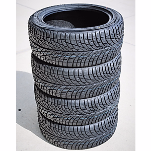 Set of 4 (FOUR) Accelera X Grip Winter Passenger Car Touring Radial Tires-245/40R18 245/40/18 245/40-18 97V Load Range XL 4-Ply BSW Black Side Wall