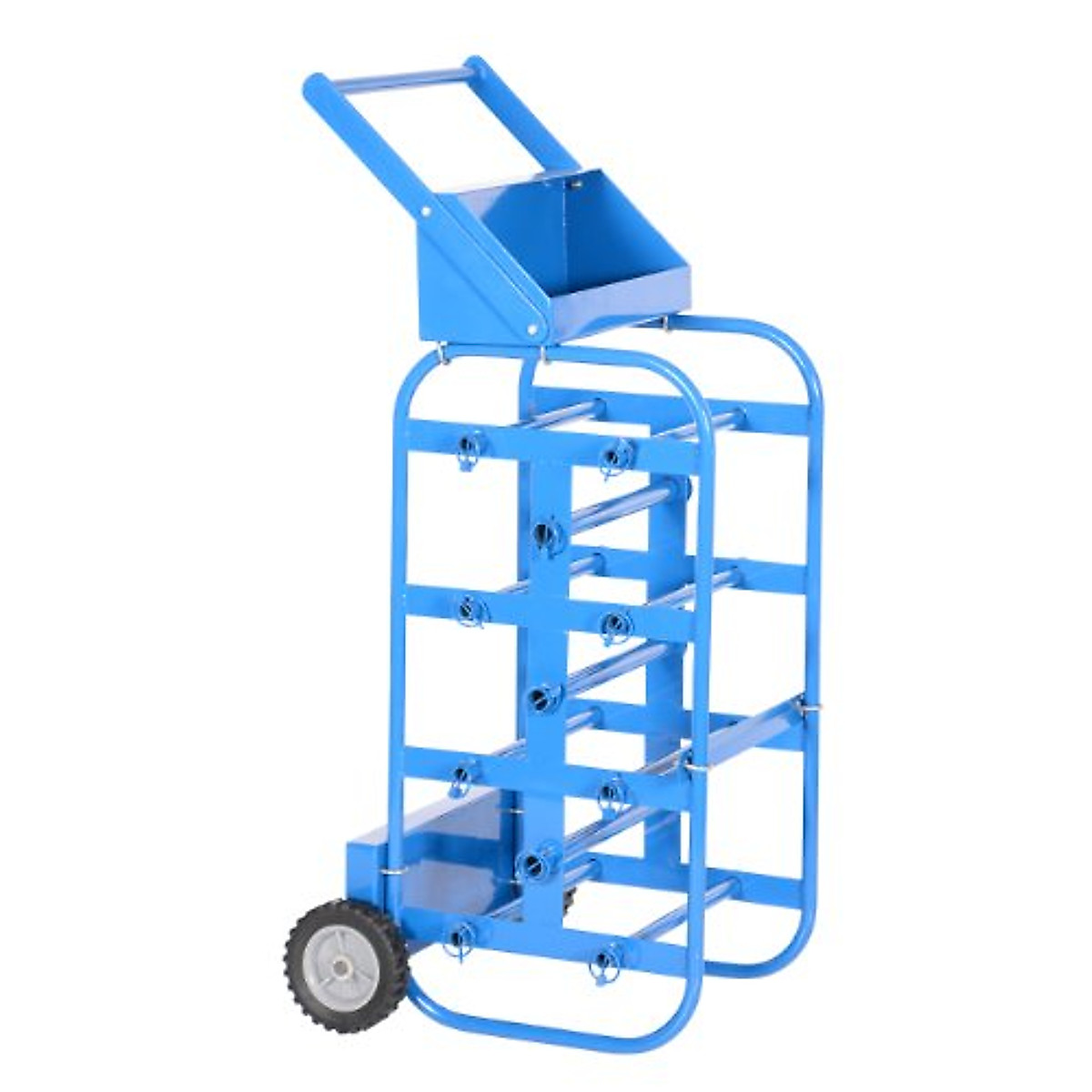 Vestil WIRE-D-E Steel Economy Wheel Wire Reel Caddy, Blue, 17-3/4" Width, 43-1/4" Height, 19-1/2" Depth, 150 lbs Capacity