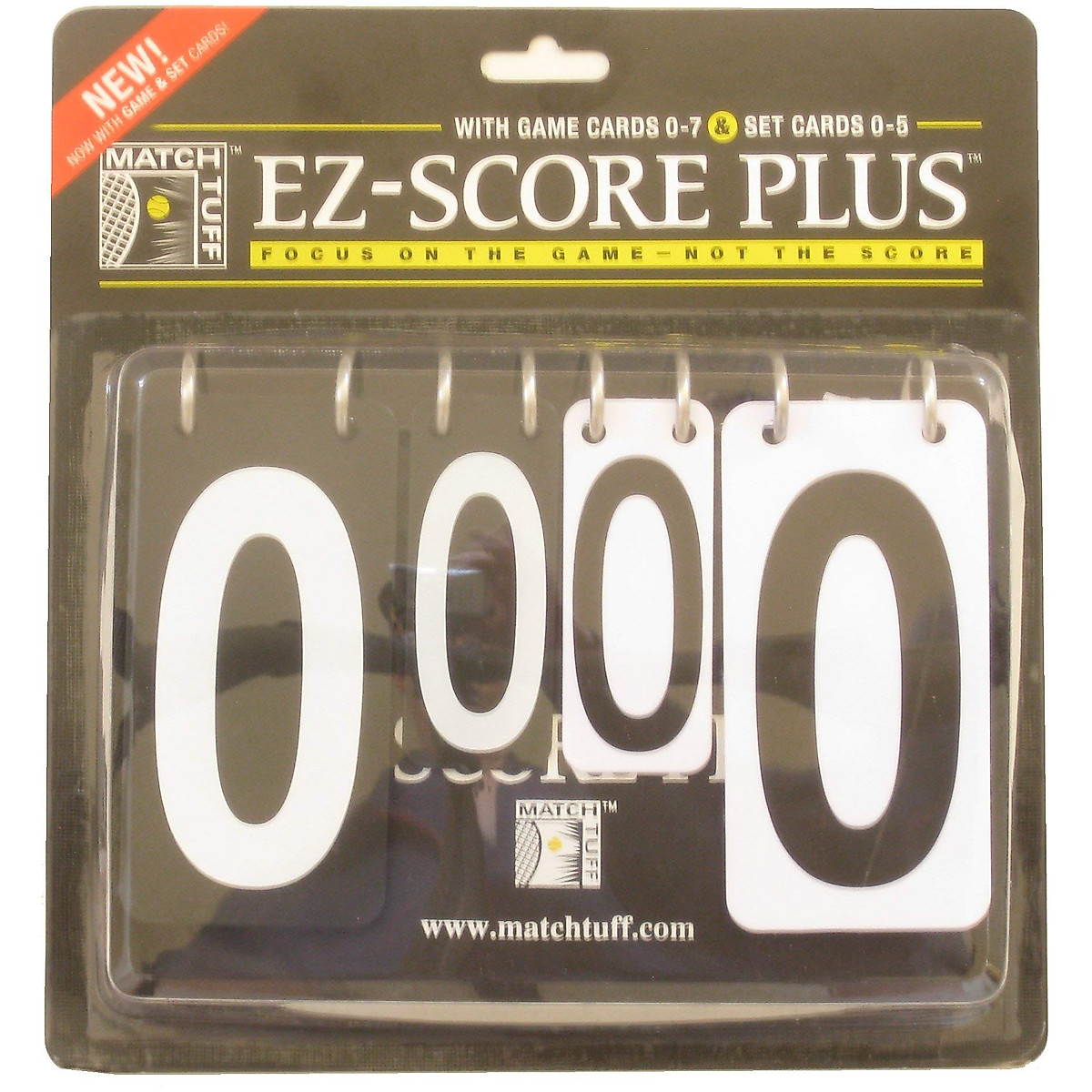 Match Tuff EZ Score Plus Over The Net Tennis Score Keeper - Number of Games and Number of Sets