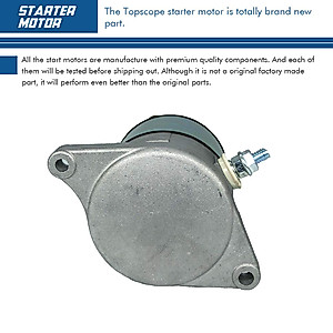 Starter Motor Replace Arctic Cat ATV Suzuki ATV LT-A400 LT-F400 with Replace OE Part # 3545-016 3545016 31100-38F00 3110038F00