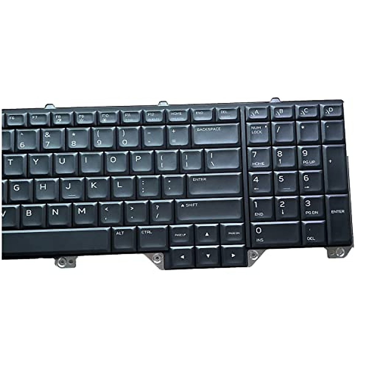 Sierra Blackmon Laptop Replacement Keyboard Compatible for Alienware DELL Alienware Area-51m R1 R2 A51m Perkey RGB Backlit Keyboard Series Black US Layout