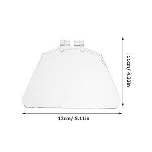 Angoily 2pcs Bench Grinder Eye Shield, 304 Stainless Steel Grinder Shield Angle Grinder Protective Cover for Bench Type 125/150 Grinders