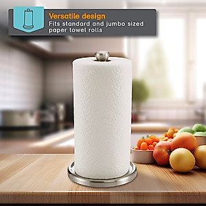 Polder Stainless Steel Single-Tear Paper Towel Holder