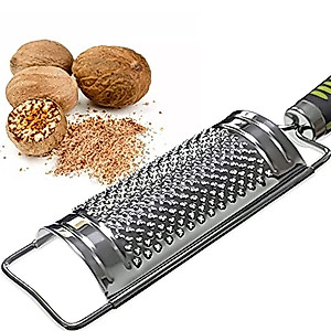 ALLTOP Food Graters for Cheese,Nutmeg,Potato,Ginger and Garlic,Cirtrus,Hand-held Stainless Steel Zester for Kitchen - Pro Multi-purpose Gadgets,Set of 3 Grinders