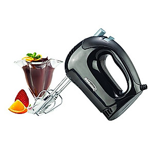 Brentwood HM-44 Lightweight 5-Speed Electric Hand Mixer, Black