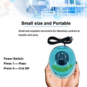 𝟐𝟎𝟐𝟑 𝐔𝐩𝐠𝐫𝐚𝐝𝐞𝐝 Mini Lab Centrifuges Machine, 𝟒𝟎𝟎𝟎𝐫𝐩𝐦 Mini Portable Desktop Centrifuge Laboratory, 2 Rotors for 2ml/1.5ml/0.5ml/0.2ml Centrifuge Tubes - 110v