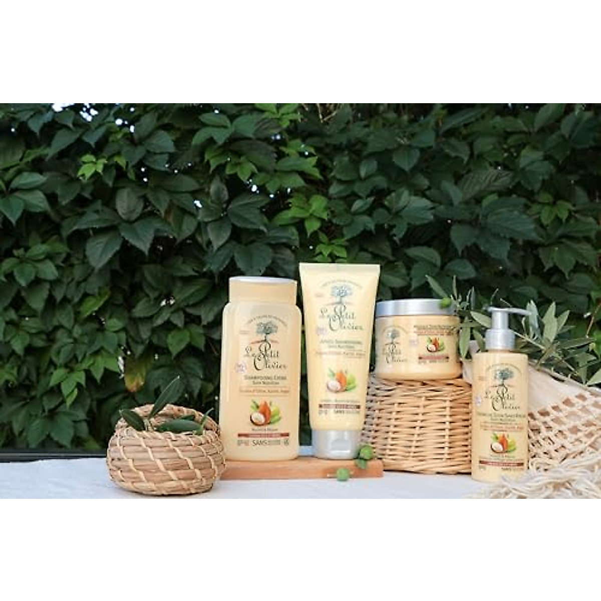 Le Petit Olivier Nutrition Hair Conditioner - Olive, Shea, Argan Oils - Detangles And Repairs - Enhances Softness And Elasticity Of The Hair - Suitable For Dry And Damaged Hair - 6.76 Oz