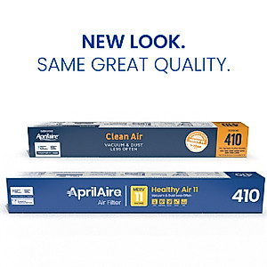 AprilAire 410 Replacement Filter for AprilAire Whole House Air Purifiers - MERV 11, Clean Air & Dust, 16x25x4 Air Filter (Pack of 1)