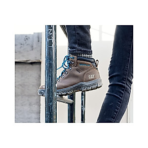 Cat Footwear Women's Mae Waterproof Steel Toe Work Boot, Black, 7.5