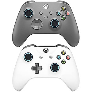 9CDeer Performance Joystick Analog Stick Thumb Grips Set of 6 Compatible with PS5, PS4, Xbox Series X/S Xbox One, Switch Pro Controller Black & Blue