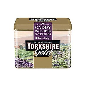 Taylors of Harrogate Yorkshire Gold Tin, 80 Teabags.