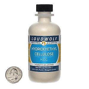 Hydroxyethyl Cellulose/Fine Powder / 3 Ounces/Reagent/Food Grade