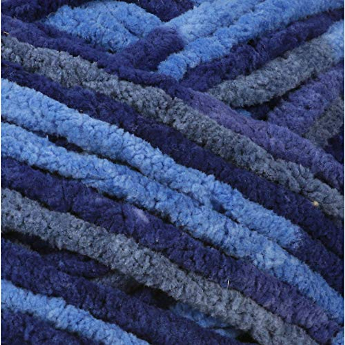 Bernat Blanket Yarn - Big Ball (10.5 oz) - 2 Pack with Pattern Cards in Color (North Sea)
