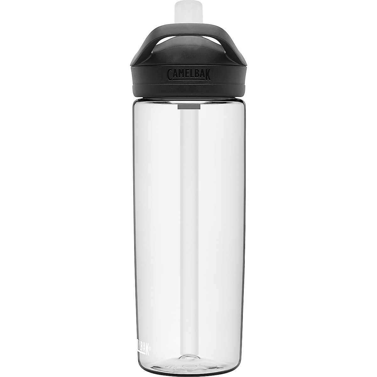 CamelBak eddy+ Water Bottle with Tritan Renew – Straw Top 20oz, Clear