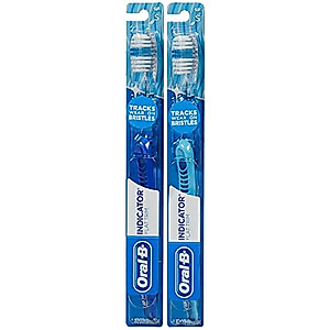 Oral B Indicator Toothbrush, Soft Compact Head (colors may vary)