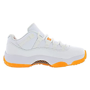 Nike Women's Air Jordan 11 Low WMNS Bright Citrus, White/Bright Citrus, 9W