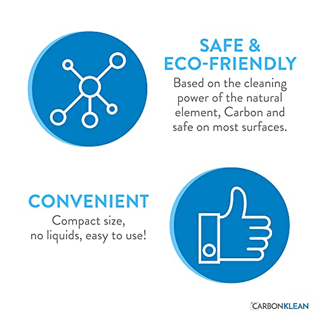 Carbon Klean ScreenKlean Tablet Screen Cleaner - Efficient and Durable Carbon Microfiber Technology Injected Green