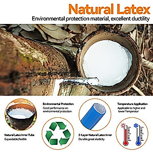 100ft Expandable Garden Hose, 2023 Upgrade Lightweight Extra Strength Fabric and 3-Layer Latex Core, Reusable 3/4" Solid Brass Fittings, Dirt-Resistant, No-Kink, Best Choice for Watering and Washing