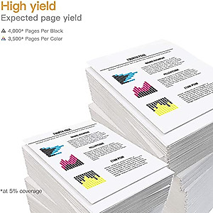 E-Z Ink (TM) Compatible Toner Cartridge Replacement for Brother TN336 TN-336 TN331 Compatible with HL-L8350CDW MFC-L8850CDW MFC-L8600CDW HL-L8350CDWT HL-L8250CDN (Black Cyan Magenta Yellow, 5 Pack)