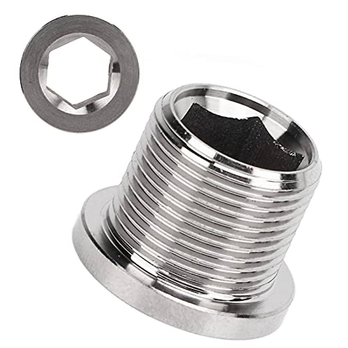 Shanrya Crank Arm Bolts, Lightweight Practical Bike Bolts Firm High Toughness for Bicycles for Road Bikes for Mountain Bikes