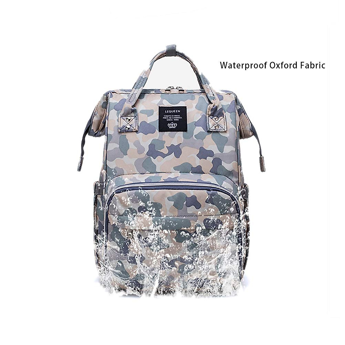 Starte Camo Diaper Bag Backpack, Large Multifunction Waterproof Travel Backpacks for Mom/Dad with Insulated Pockets&Stroller Straps,Durable Maternity Baby Nappy Bags