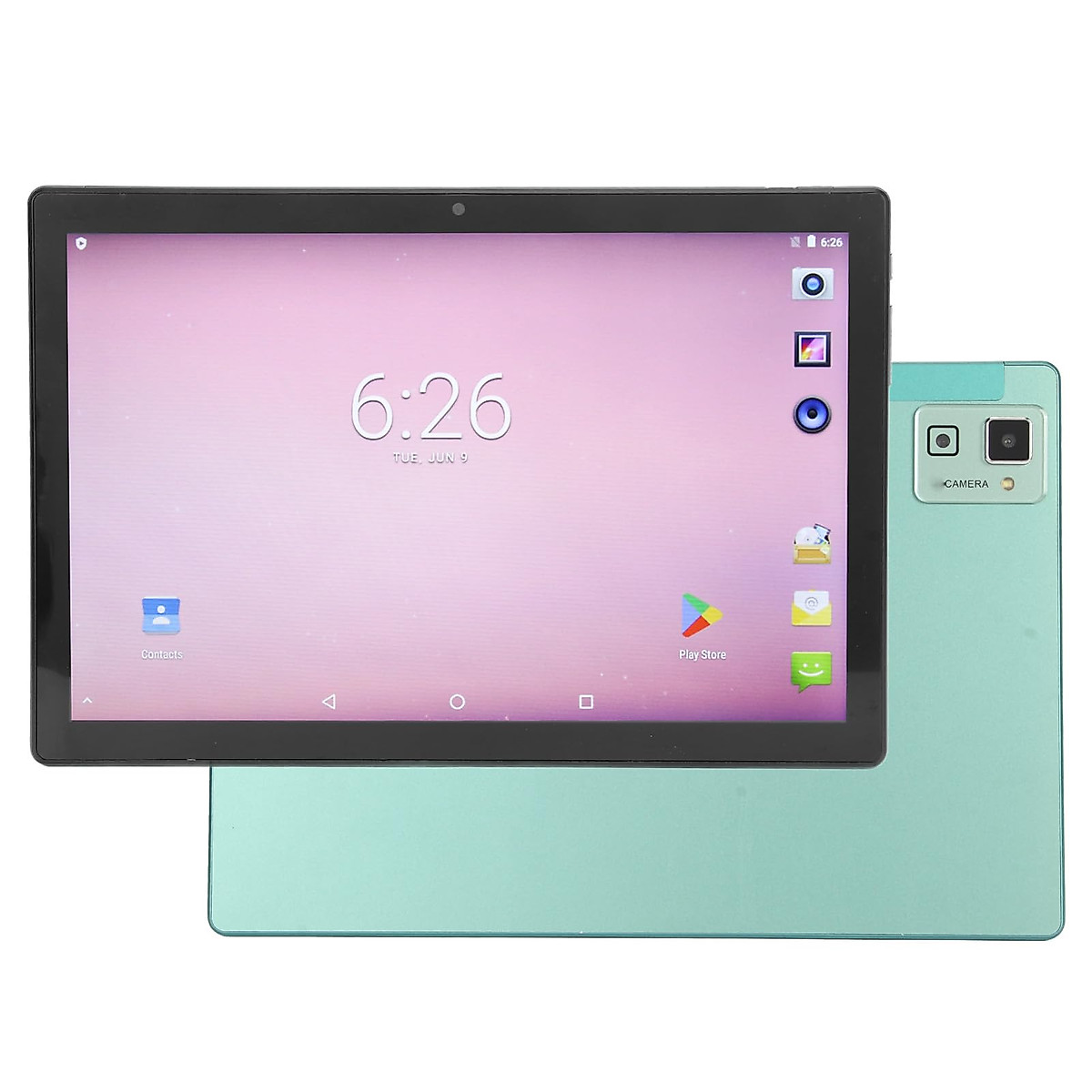 fannay HD Tablet, Tablet PC 3 Card Slots Dual Camera 10.1 Inch FHD for Home (US Plug)