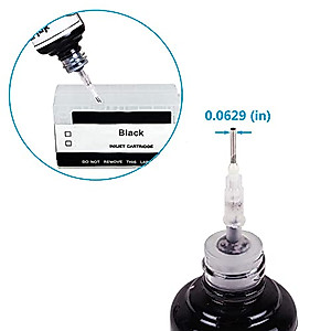 CoYlBod Compatible Regular Dye Printing Refill Ink Bottle Replacement for HP 711 711XL Dwsignjet T120 T520 Printers, Use for Refillable Cartridges or CISS, 4-Color Black, Cyan, Magenta, Yellow