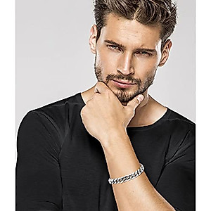 JoycuFF To My Brother Gift,Cuban Chain Bracelet for Brother,Bracelet for Brother,Chain Bracelet Gift for Brother From Sister Brother,Christmas Gift for Brother,10 mm Width 8 Inches Length