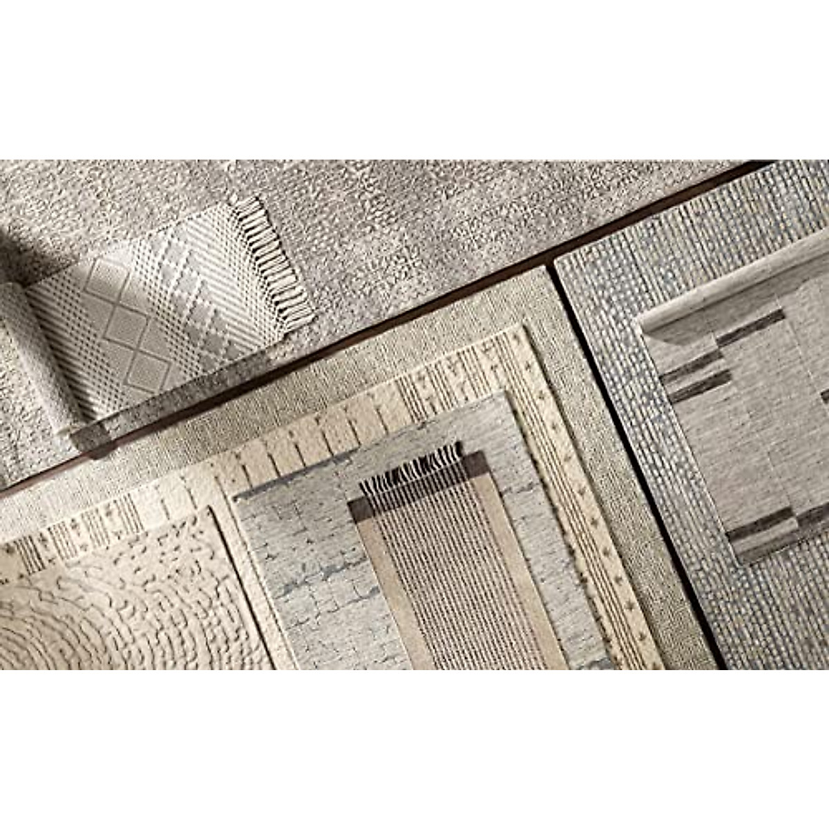 Hauteloom Barraute Hallway, Kitchen Runner Rug - Cottage - Black, Gray, Beige - 2'6" x 8'