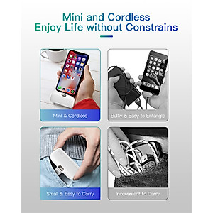 Kuulaa [2 Pack Portable Charger 5000mAh,Small Portable Charger for iPhone 14/14Pro/13/13 Pro/12/11 & Mini PD20W USB C Power Bank Fast Charging for iPhone 15/Samsung Galaxy/Google Pixel,