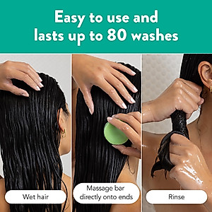 Ethique Curl Conditioner Bar for for Thick, Curly Hair - Curliosity |Curl Defining, Deeply Moisturizing, Vegan, Cruelty-Free, 3.88 oz