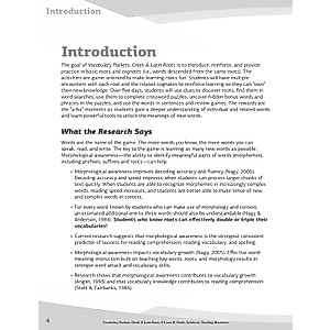 Vocabulary Packets: Greek & Latin Roots: Ready-to-Go Learning Packets That Teach 40 Key Roots and Help Students Unlock the Meaning of Dozens and Dozens of Must-Know Vocabulary Words