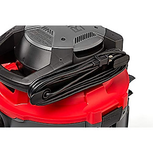 RIDGID 62723 Red 16 gallon RT1600 Wet/Dry Vacuum, Dark Gray and Red