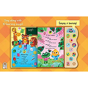 ABC & 123 Learning Songs: Interactive Children's Sound Book (11 Button Sound) (11 Button Sound Book)