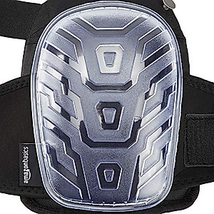 Amazon Basics Professional Gel Cushion Knee Pads - 1 Pair, Clear