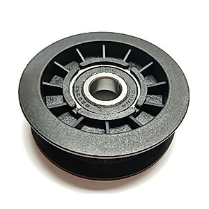 2 Idler Drive Pulley Set Compatible with John Deere Sabre Pulley V-Idler Pulley GX20286 and Flat Idler Pulley GX20287