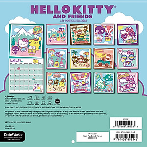 2023 Hello Kitty Mini Wall Calendar