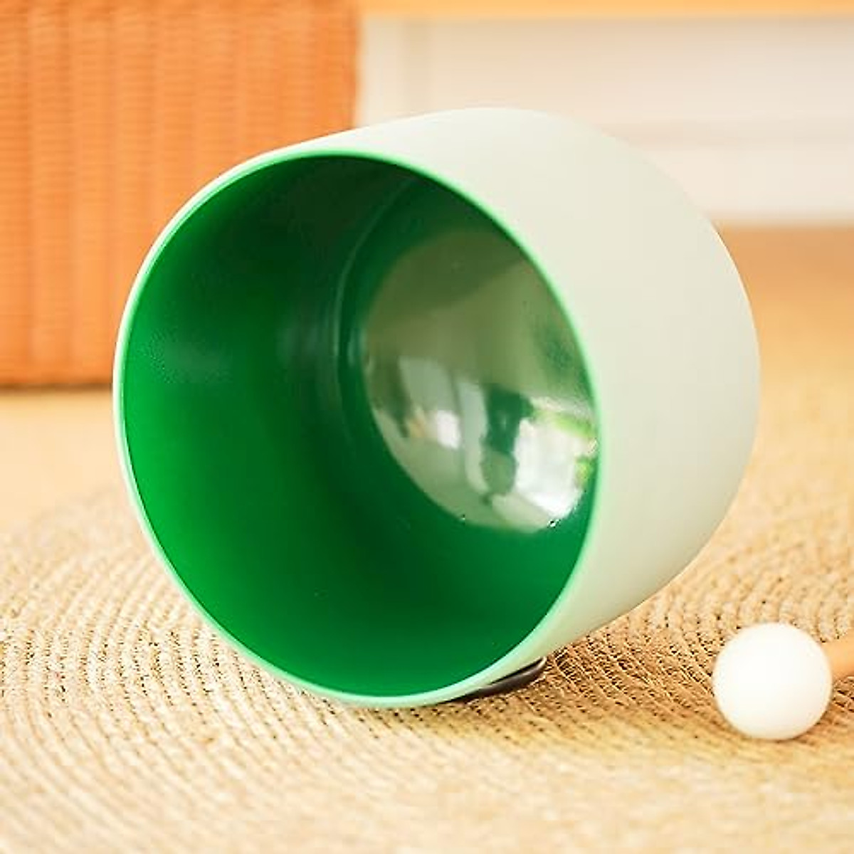 7-12 Inch Full Color Crystal Singing Bowls Set of 7 pcs for Yoga Sound Healing with 2 pcs Travel Carriers