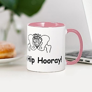 CafePress Hip Hip Hooray Mugs Ceramic Coffee Mug, Tea Cup 11 oz