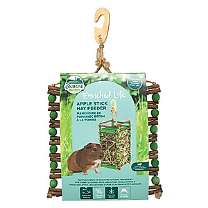Oxbow Enriched Life Apple Stick Hay Feeder