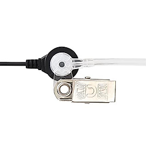 Retevis Two Way Radio Earpiece with Mic 2 Pin, Compatible with Motorola CP100D CP185 CP200 CP200D GP300 GP2000 Mag ONE BRP40 A8 HYT TC610 Two Way Radio, Acoustic Tube Walkie Talkie Earpiece(1 Pack)