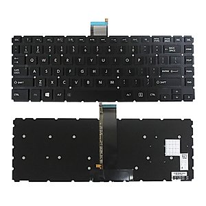Suyitai Replacement for Toshiba Satellite Radius E45W-C E45W-C4200X 6037B0096202 H000069210 H000082870 0KN0-VP4US12 US Layout Backlit Keyboard