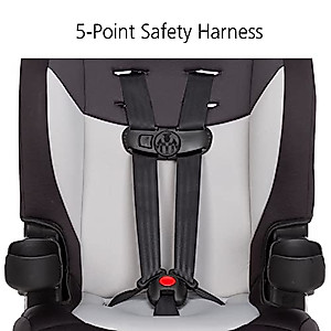 Safety 1st Grand 2-in-1 Booster Car Seat, Forward-Facing with Harness, 30-65 pounds and Belt-Positioning Booster, 40-120 pounds, Black Sparrow