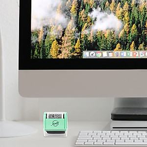 Miseyo Wide Roller Stamp Identity Theft Stamp 1.5 Inch Perfect for Privacy Protection,Anti-Theft Security Confidential Easy for Guard Personal Information Blockout - 3Pack Set (Mint Green)