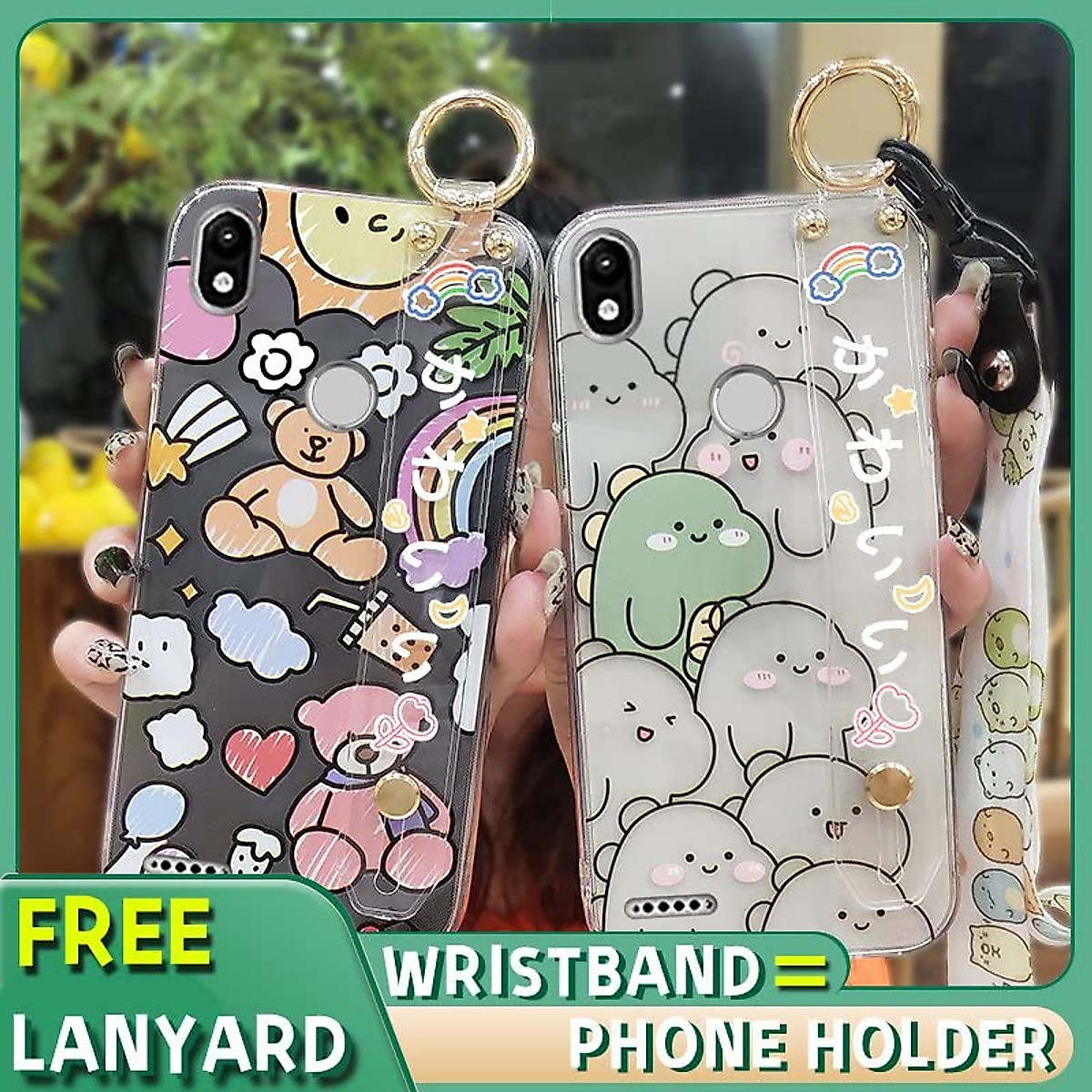 Fashion Design for Woman Lulumi Phone Case for Infinix Smart 2 X5515, Original Cover Durable Dirt-Resistant Back Cover for Men Luxury for Girls Glitter Soft Case Astronaut Cartoon New, 5