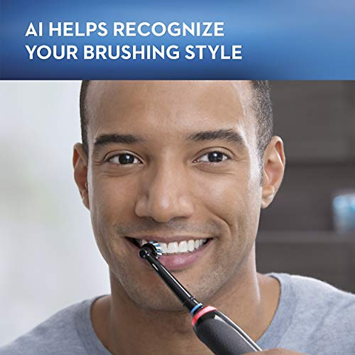 Oral-B GENIUS X Electric Toothbrush with 3 Oral-B Replacement Brush Heads and Toothbrush Case, Black