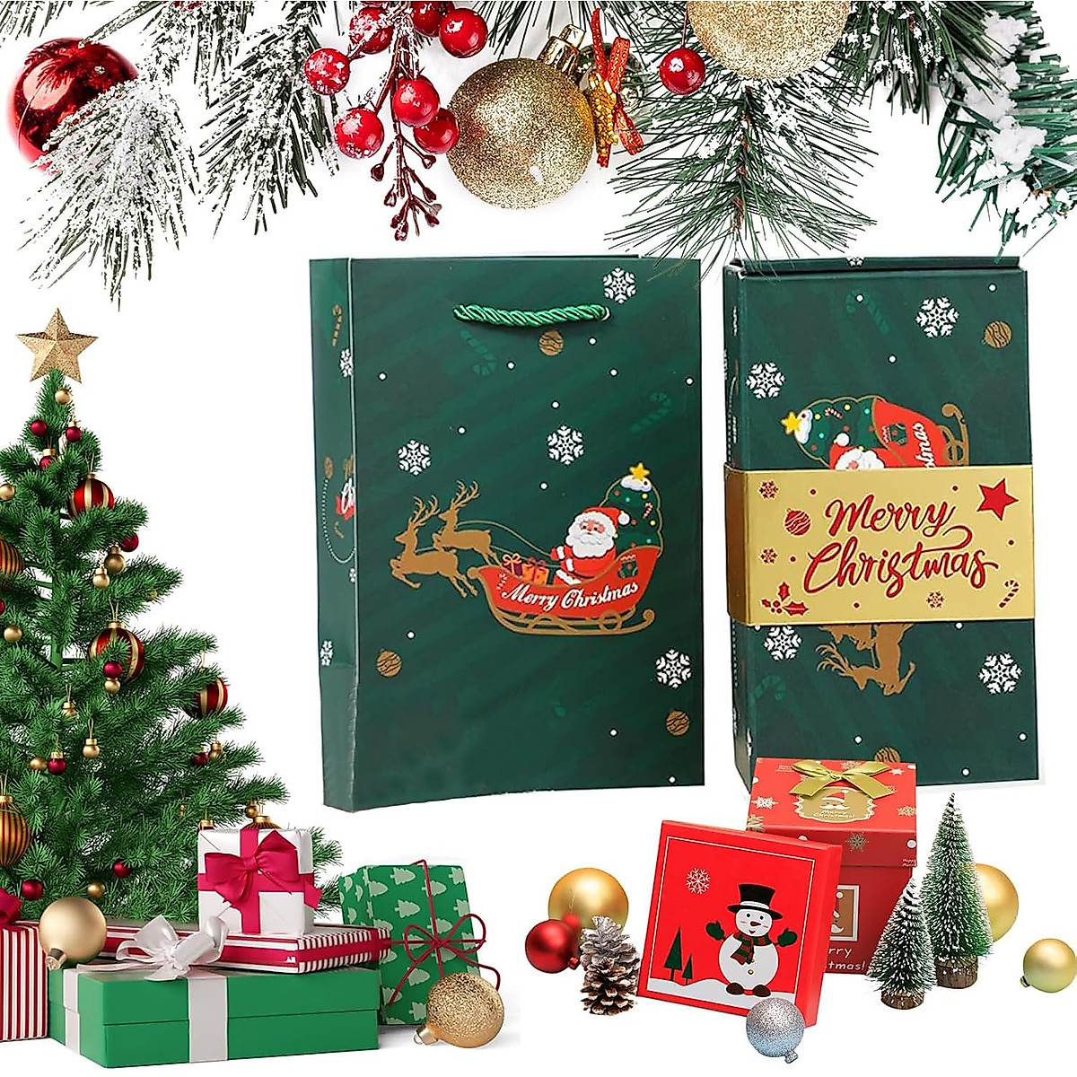 Surprise Gift Box, 2024 Surprise Gift Box Explosion, Surprise Box Gift Box for Money, Surprise Box, Surprise Gift Box Explosion for Money,Surprise Box Gift Box for Creative Gift(Green)