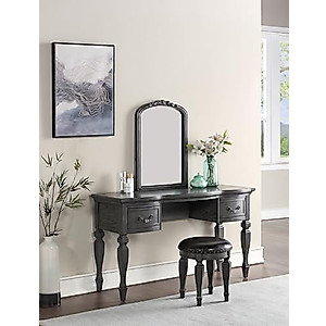 BOBKONA Metro Vanity with Stool, Grey